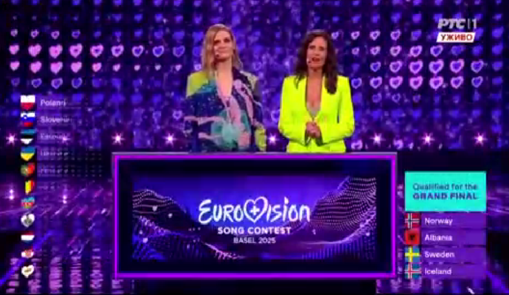 EVO KOJE ZEMLJE SU SE PLASIRALE U FINALE EVROVIZIJE 2025 Ovo je spisak ...